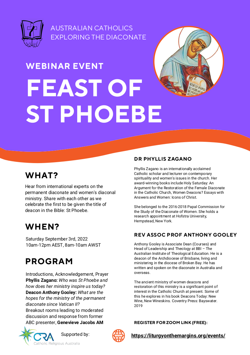 Feast of St Phoebe Webinar – Liturgy on the Margins